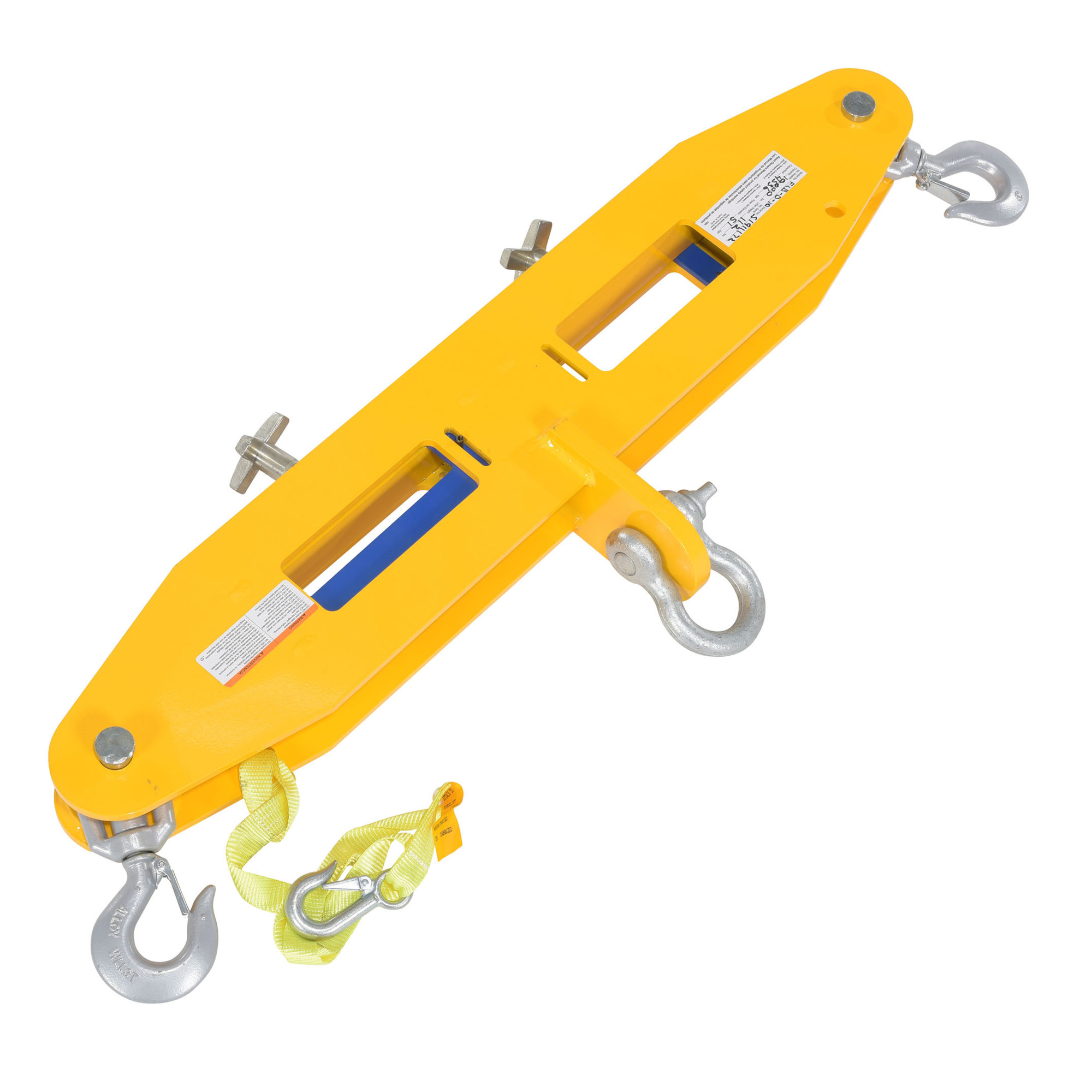 Caldwell, Adjustable Spreader/Lifting Beam, Capacity 2000 lb, Minimum Spread 36 in, Maximum ...